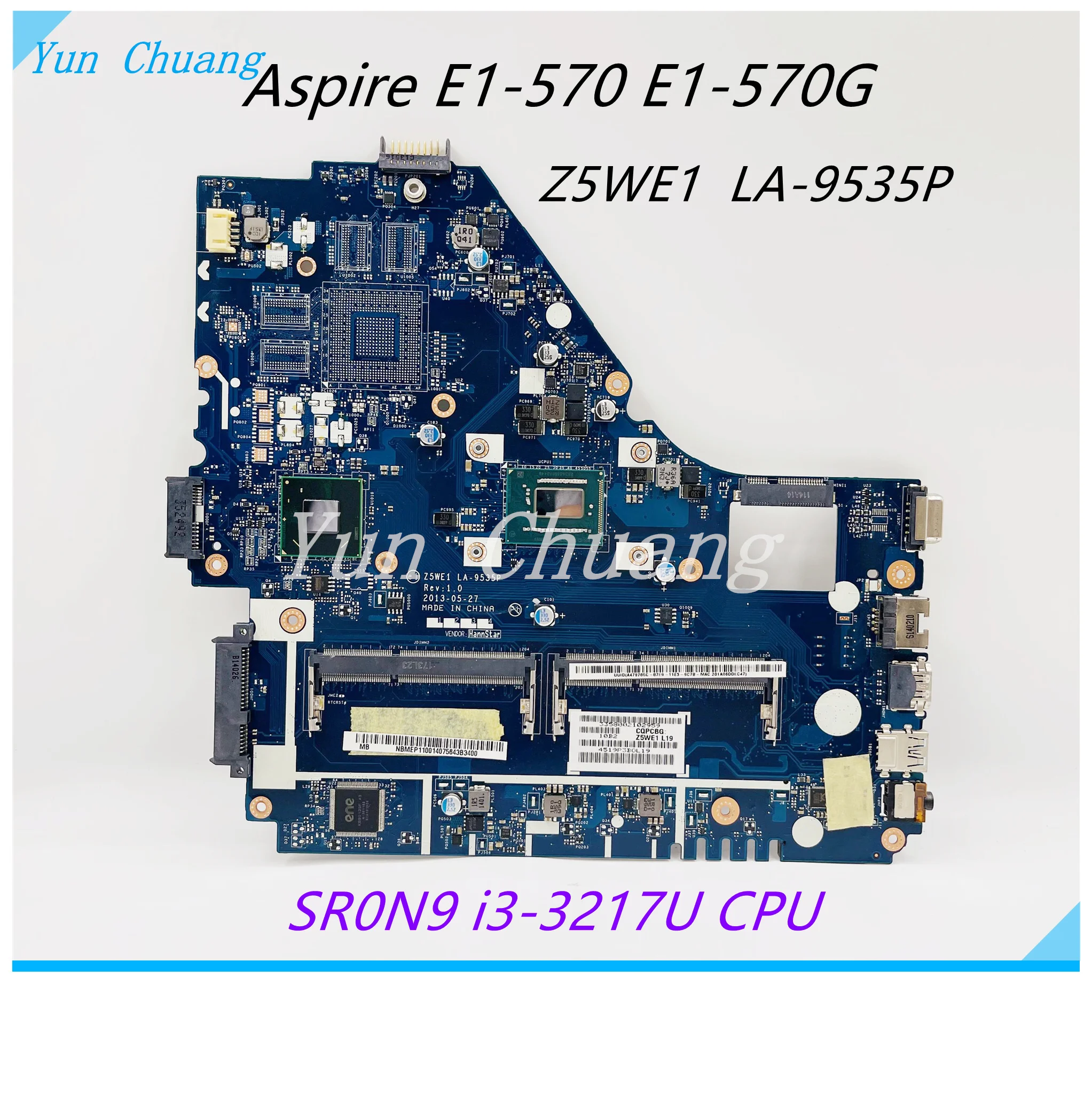 Z5WE1-LA-9535P-NBMEP11001-Mainboard-For-Acer-Aspire-E1-570-E1-570G ...