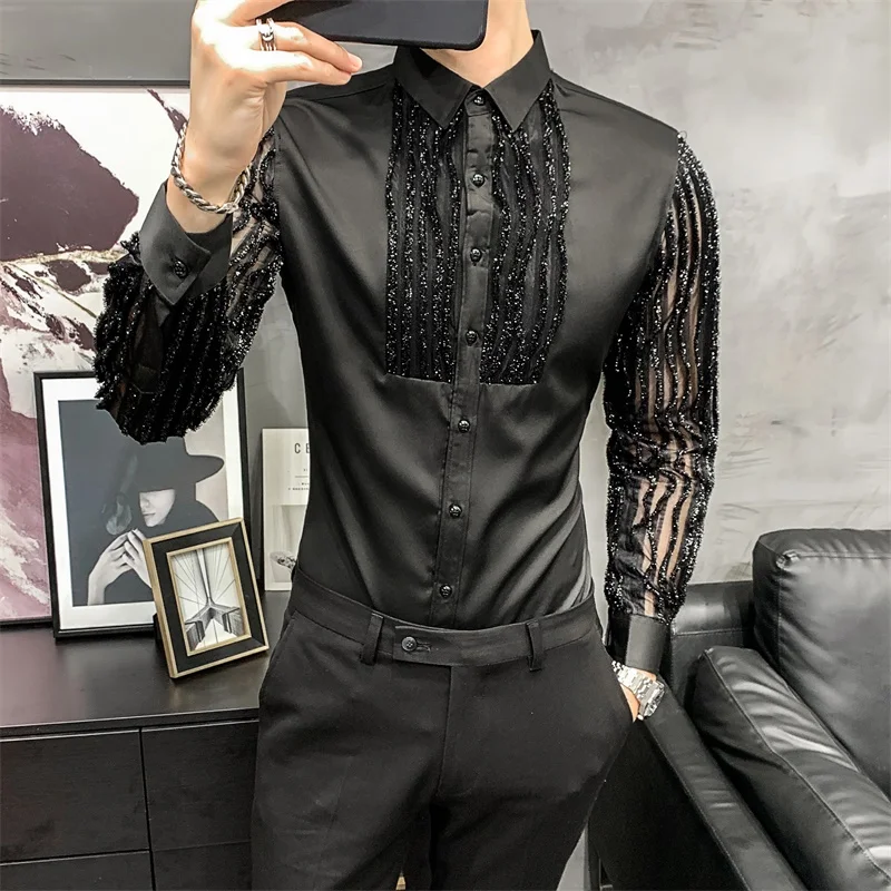 Transparent Shirt Men