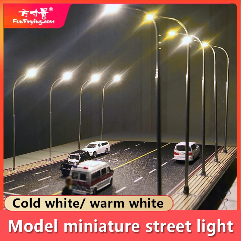 3PCS-12v-HO-N-TT-Scale-Model-Street-lamp-led-modeling-lighting-model ...