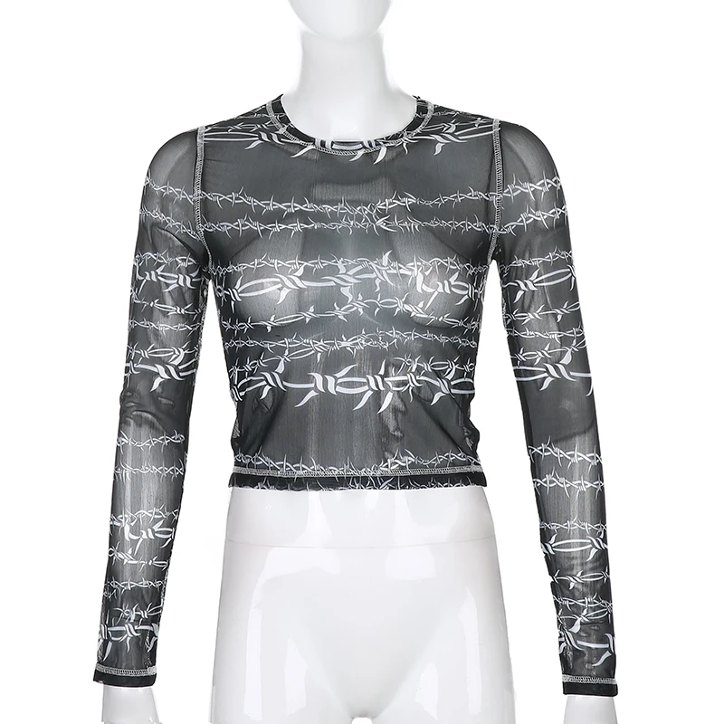 IAMSURE Sexy See Through Transparent Mesh Long | WCA Brands