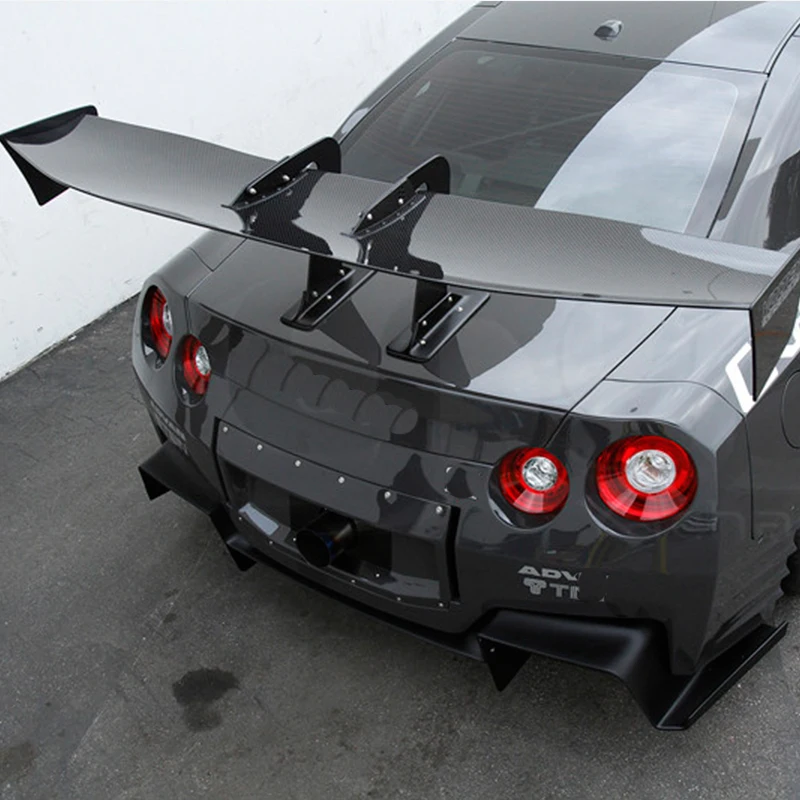 GT-R-R35-Carbon-Fiber-Car-Rear-Spoiler-Wing-for-Nissan-GTR-R35-V-Style ...
