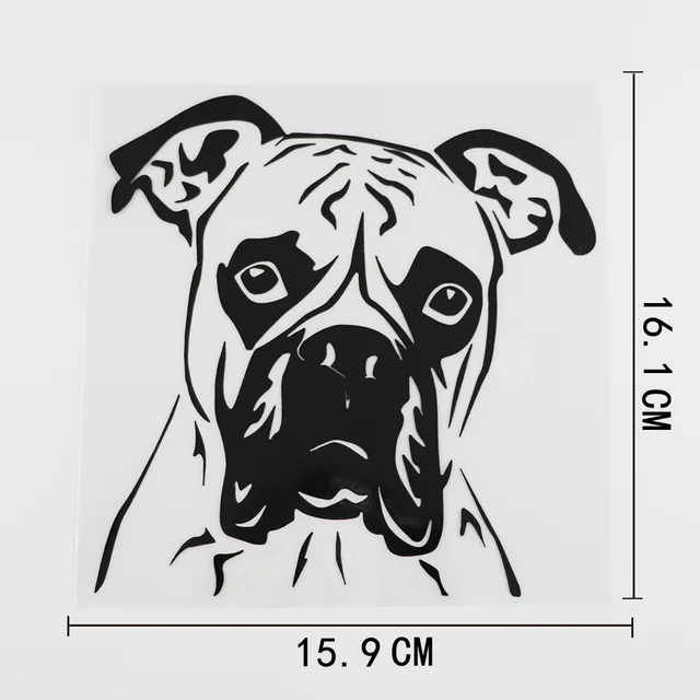 Boxer Dog Stencil