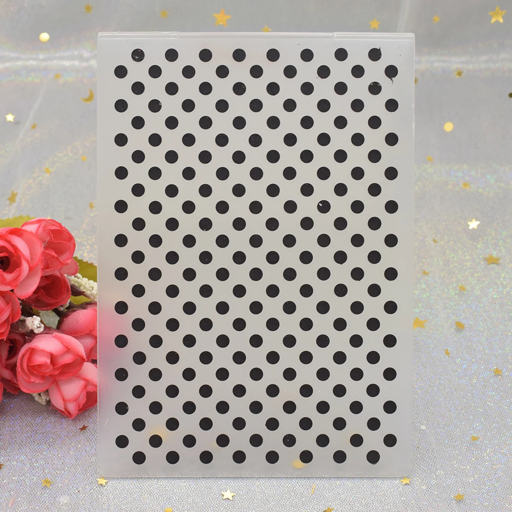 Dots Pattern 3D Embossing Folders for DIY Scrapbooking Paper Card ...