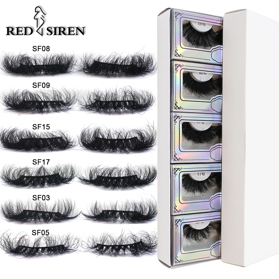 Mink-Lashes-Wholesale-5-10-30-50-Pairs-25mm-Eyelashes-Long-Wispy-Messy ...