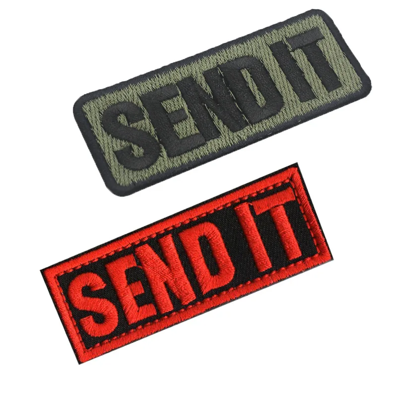 Send it Army Military Tactical Patches Sniper Emblem Appliques ...
