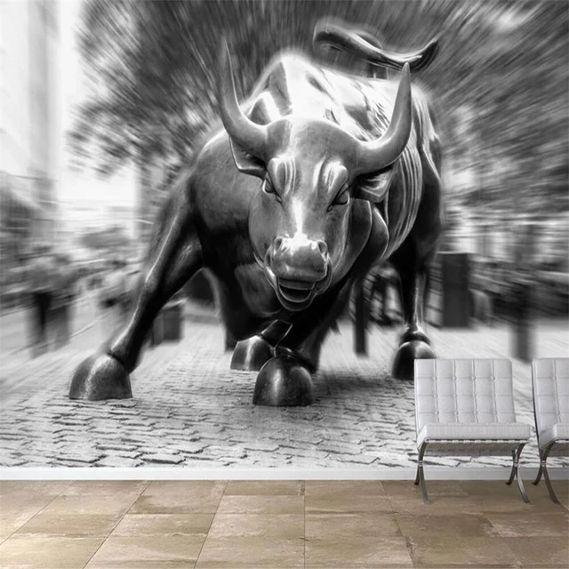 Wall Street Bull Background