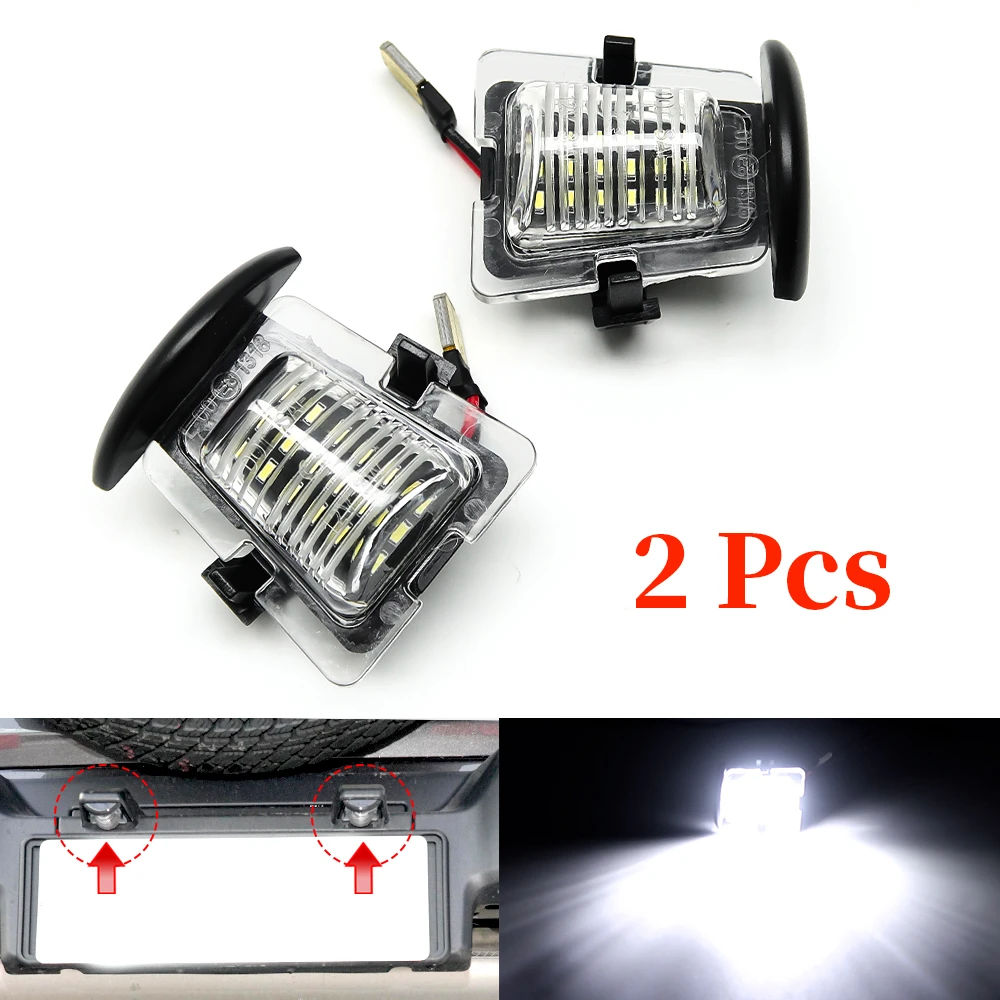 For Jeep Wrangler Jl Jk Jku 2007-2020 Car Led White Bumper Trunk Number ...