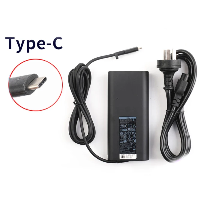 Original Genuine 130w Dell Usb-c Type-c Charger Power Adapter Xps 15 ...