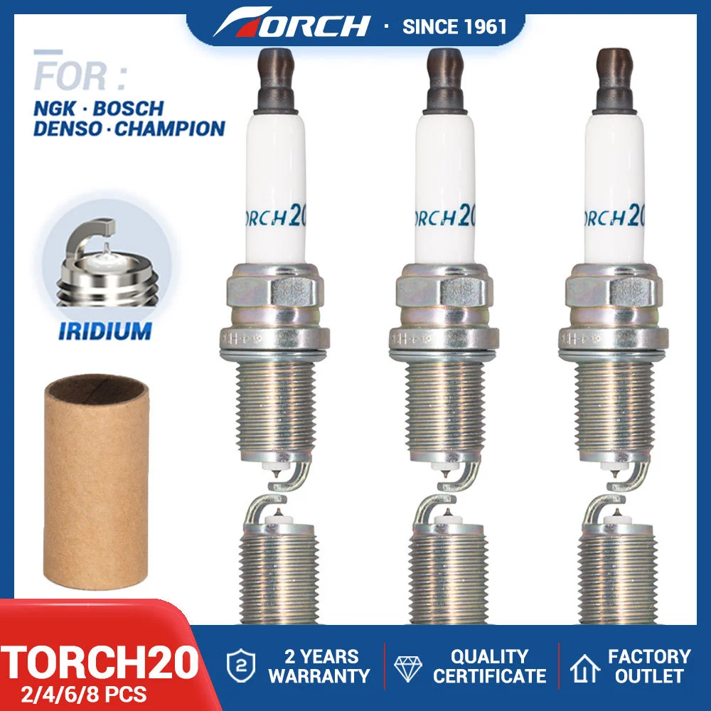 2-8PCS-Iridium-Spark-Plugs-TORCH20-K7RTI-T-Replace-for-Champion ...