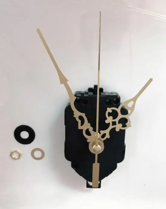 New-Clock-Movement-Mechanism-with-Silver-Hour-Minute-Red-Second-Hand ...