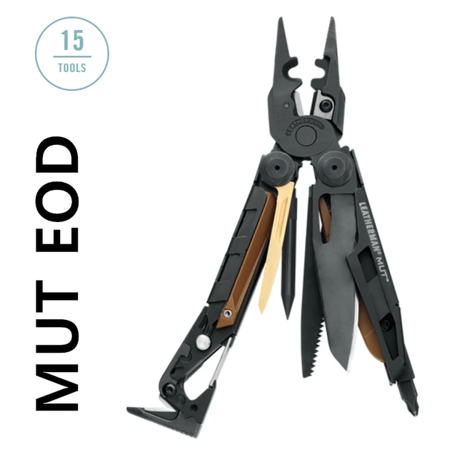 LEATHERMAN-multiherramienta MUT / EOD con arma de fuego y herramientas EOD para técnicos, negro ...