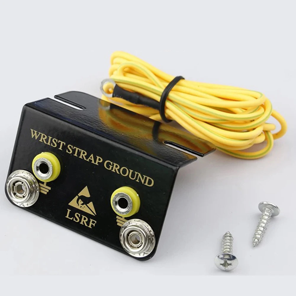 ESD Ground Socket Dual Banana Plug for Anti Static Wrist Strap Armband ...