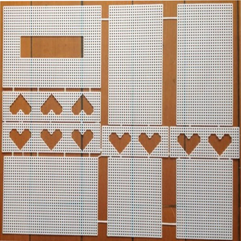 Wool Three Dimensional Embroidery Three Heart Pumping Box Bare Board 
