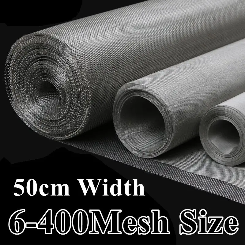 6-400 Mesh 304 Stainless Steel Mesh Filter Net Metal Front Repair Fix ...