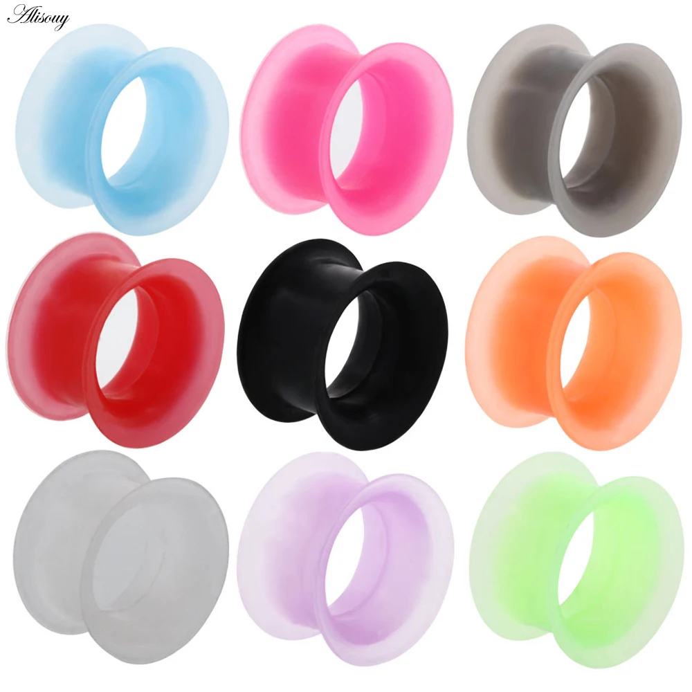 10Pairs-Silicone-Thin-Flexible-Ear-Plugs-Tunnels-Gauges-Cartilage ...