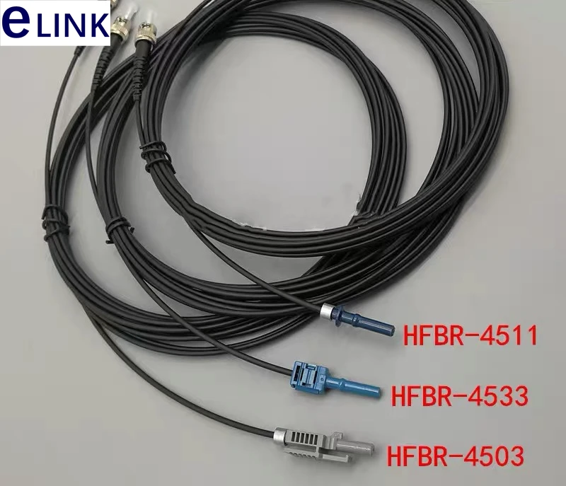 POF-Patchcord-com-Furo-Interno-Ferrule-De-Metal-De-Fibra-ptica-De-Pl ...