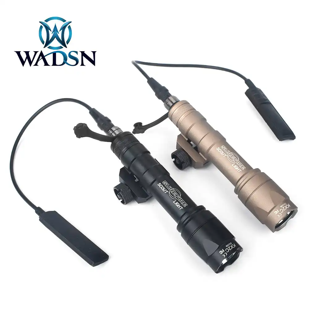 WADSN Airsoft Surefir M600DF Dual Fuel Scout Light LED 1400lumes ...