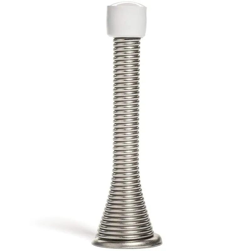 12 Pack Satin Nickel Door Stoppers- 3⅛ inch Flexible Heavy Duty ...