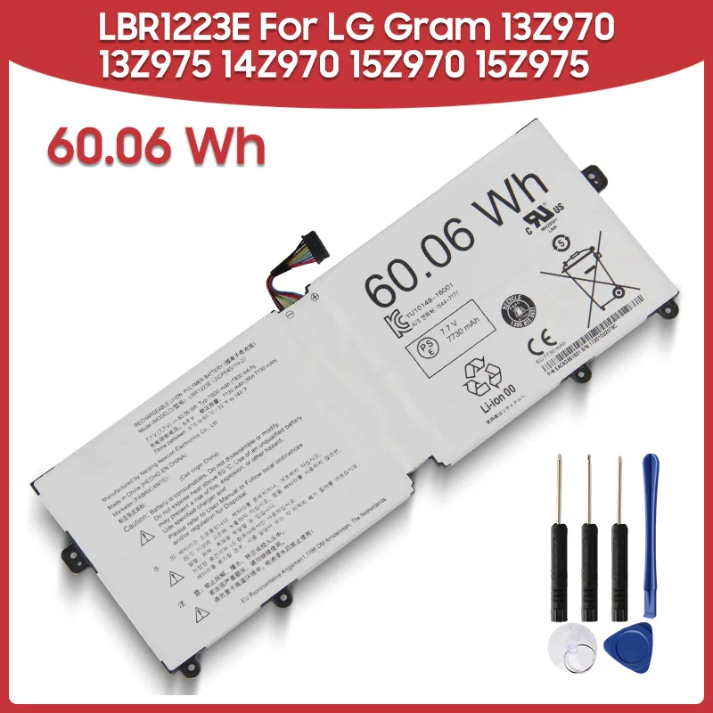 Original Replacement Battery 60.06Wh LBR1223E For LG Gram 13Z970 13Z975 ...