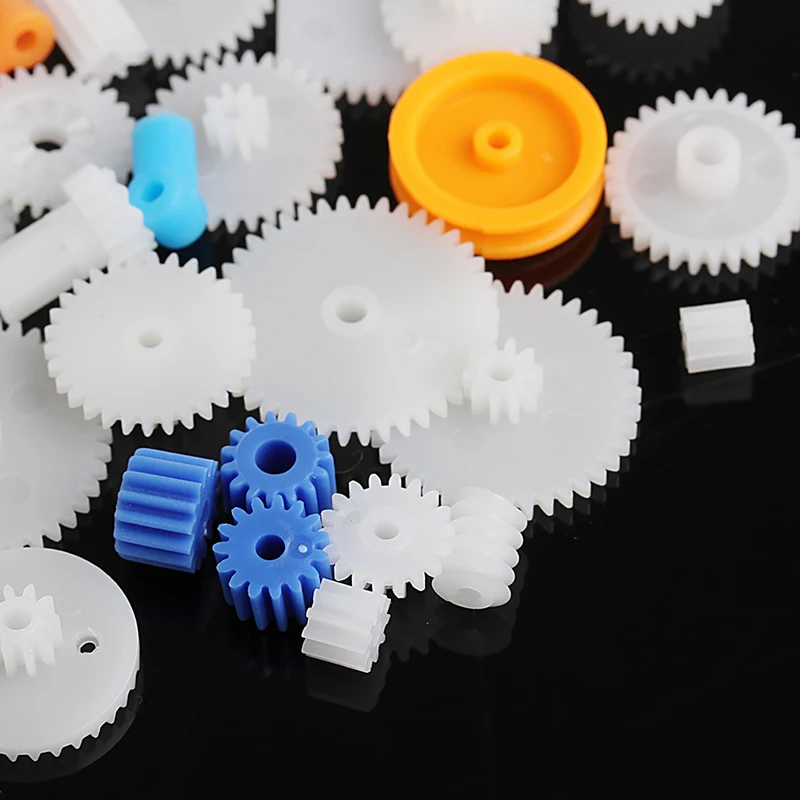 Common 85 Kinds Plastic Gear Rack Pulley Belt Worm Gear Single Double ...
