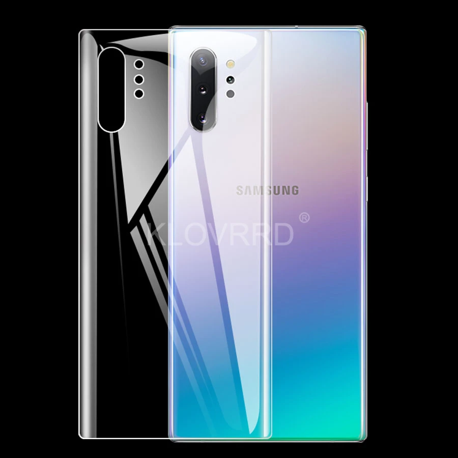 Передняя+ задняя защитная пленка для samsung Galaxy Note 10 s10 plus Pro 5G s10e A50 A70 A30 M20 ...