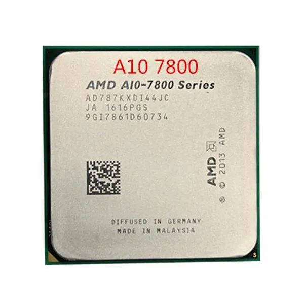 PROCESADOR AMD A10 Series A10 7800 3,5 GHz Quad Core CPU, AD7800YBI44JA / AD780BYBI44JA Socket ...