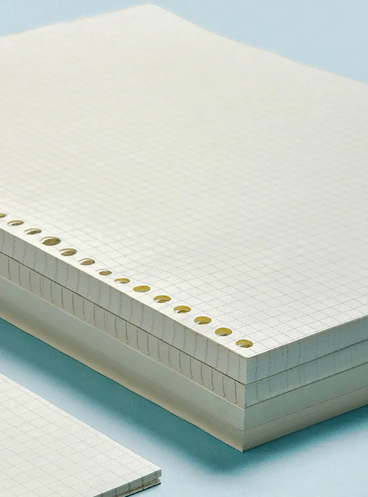 Feuillet mobile,Carnet de notes à feuilles mobiles,60 feuilles,recharge ...