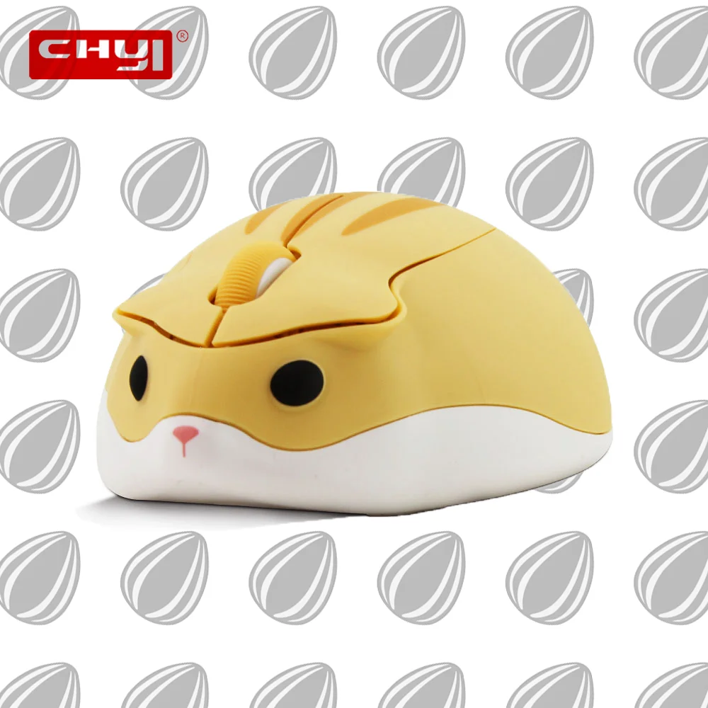 CHYI 2.4G Wireless Mouse Cute Hamster Design Mause 1200 DPI USB Mini ...