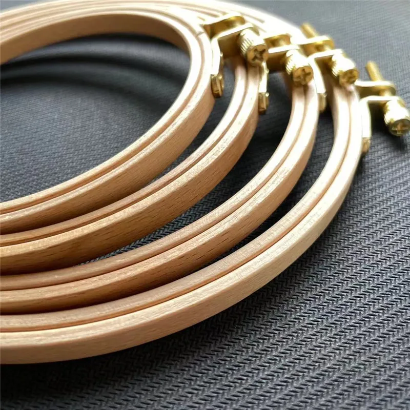 Beech-Round-Embroidery-Hoop-Wooden-Hand-Embroidery-Frame-Display-Racks ...