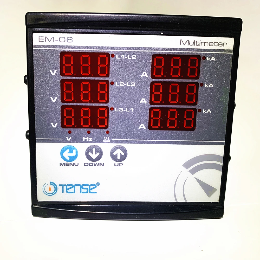 Tense Em-06 Multimeter Phase Sequence Display ,12 In 1 Multimeter - Contactors - AliExpress