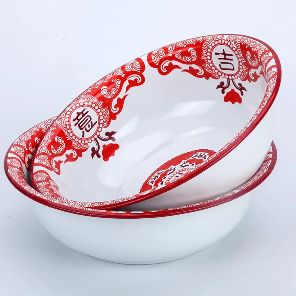 Big Capacity Thick Food Basin Easy Clean Enamel Basin Large Storage ...