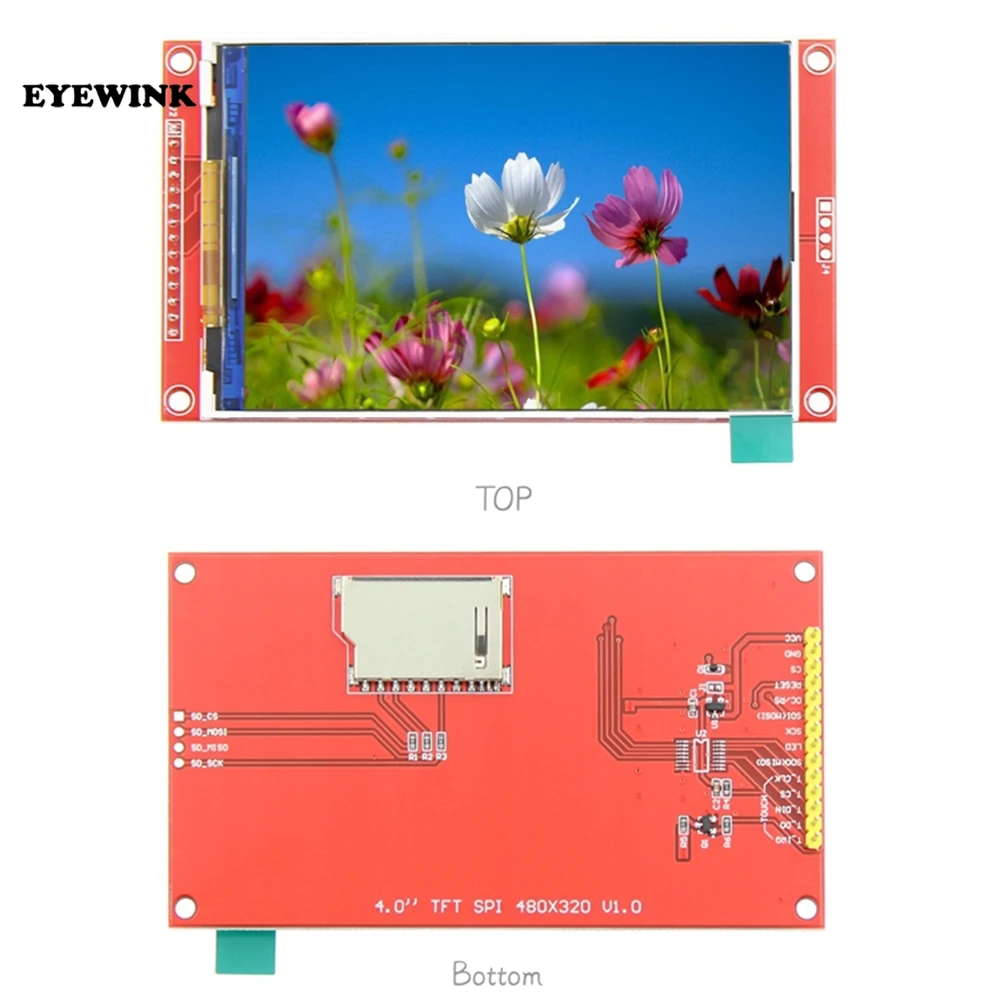 4-0-inch-LCD-480-320-MCU-SPI-Serial-TFT-LCD-Module-Display-Screen-with ...