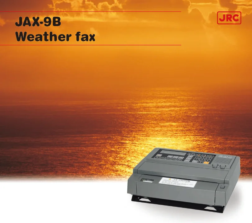 JRC JAX 9B fishing ship boat weather fax fasmarine electronics maritime ...
