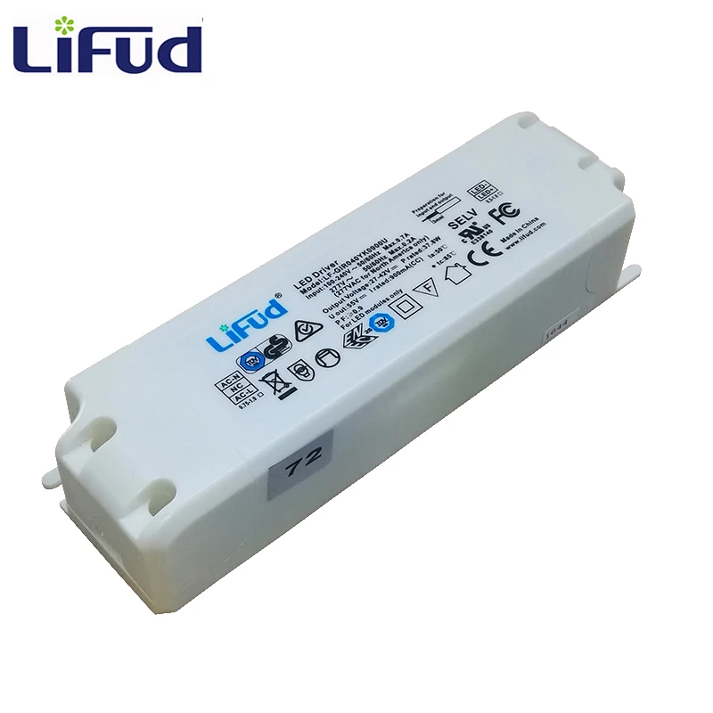 Lifud Isolated Led Driver Lf-gir040yk 34w-42w 27-42v Dc 800ma/900ma ...
