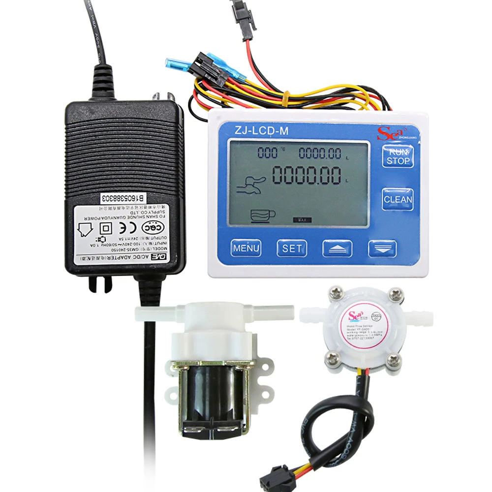 6mm Yf-s401 Zj-lcd-m Lcd Digital Flow Meter With Sensormeter ...