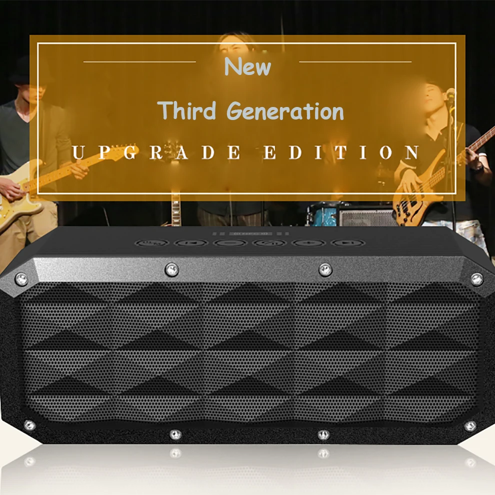 Bluetooth loud Speaker electric bass portable speakers Bass Sound Bar ...