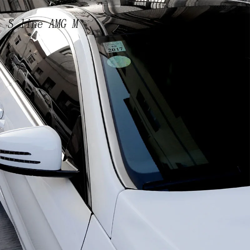 Car Styling Windshield Protector Cover Sticker Trim For Mercedes Benz E ...