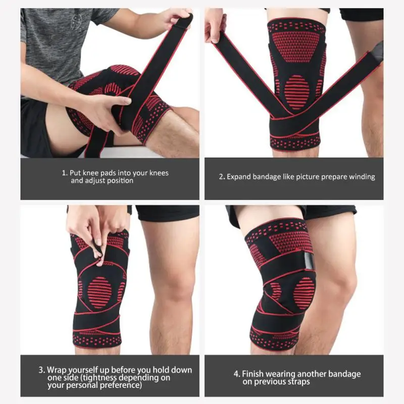 Protège-genou,Genouillères de Protection et Compression en silicone, 1 ...