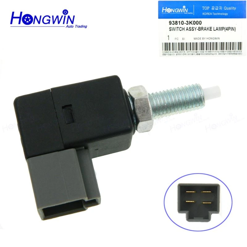 93810-3k000 Brake Lamp Switch/stop Back Lamp Switch(4pin) For 1989-2014 Hyundai Accent/elantra ...