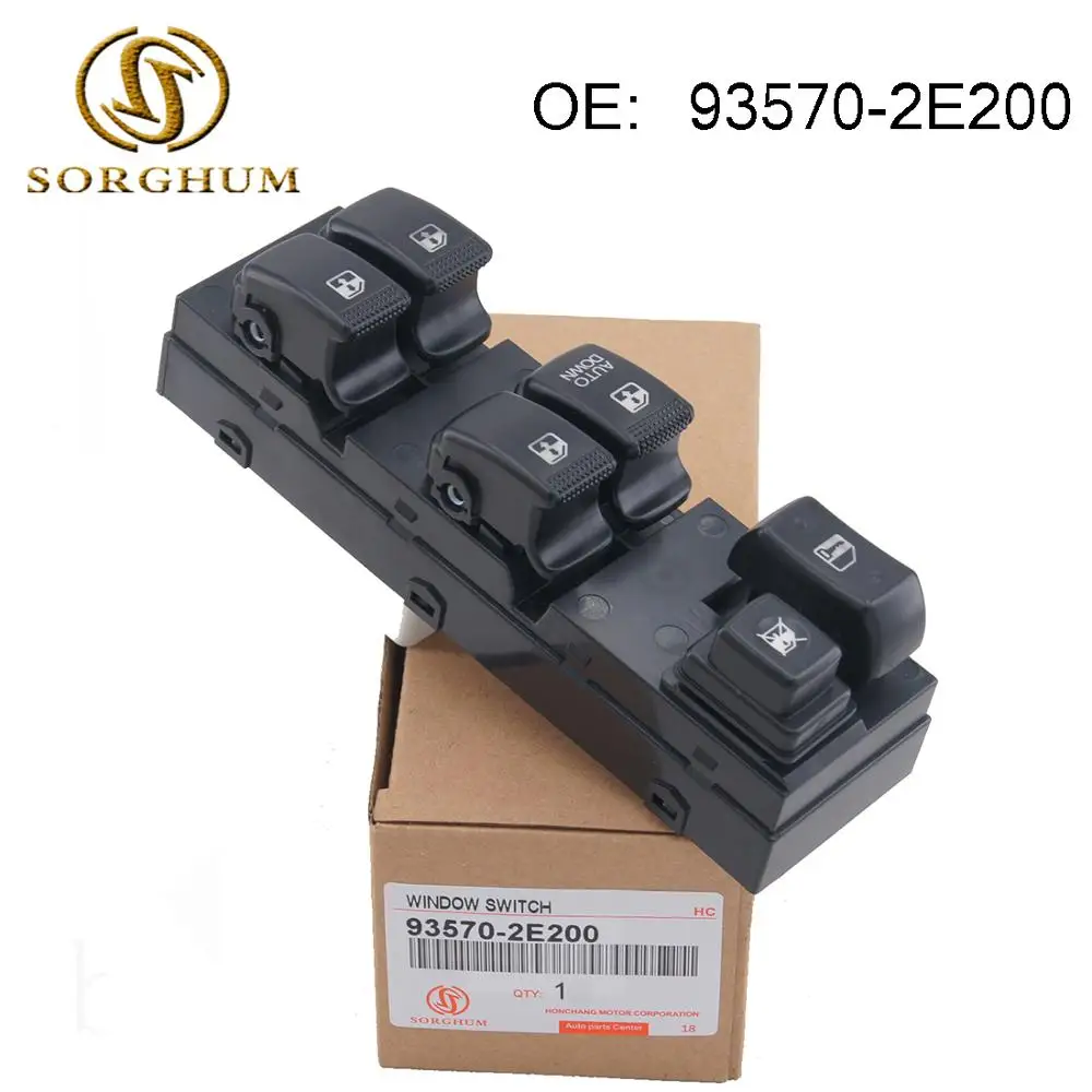 93570-2E200 New Drivers Side Left Master Window Switch For Hyundai ...