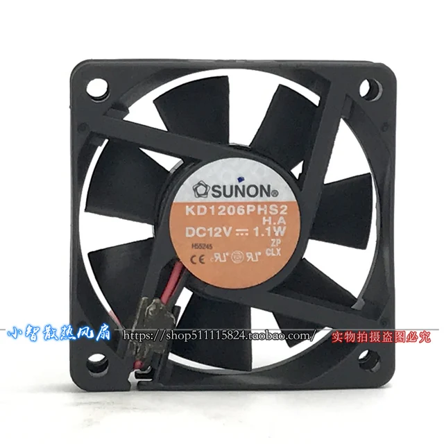 Original ultra-quiet exhaust chassis power supply fan KD1206PHS2 12V 1 ...