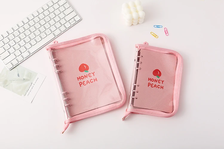 CAHIER,MKBB-A6--classeur mignon A5-A6 à fermeture éclair, carnet de ...