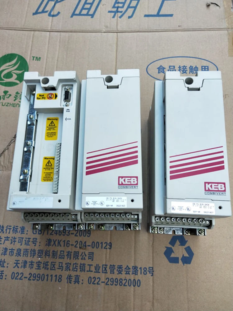 Keb Combivert F5 Frequency Inverter 09.f5.b1b-3a0a 1.5kw Used In Good ...