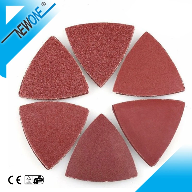 80mm/3.2inch Triangle Sanding Discs, Oscillating Saw Sand Paper, Hook ...
