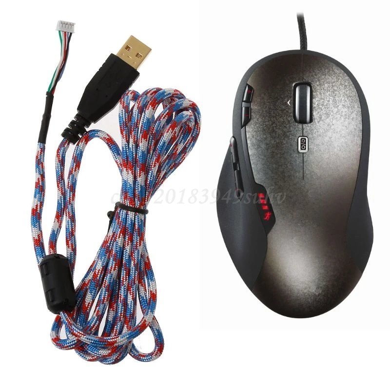 Umbrella-Rope-Mouse-Cables-Soft-Durable-Mouse-Line-Replacement-Mouse ...