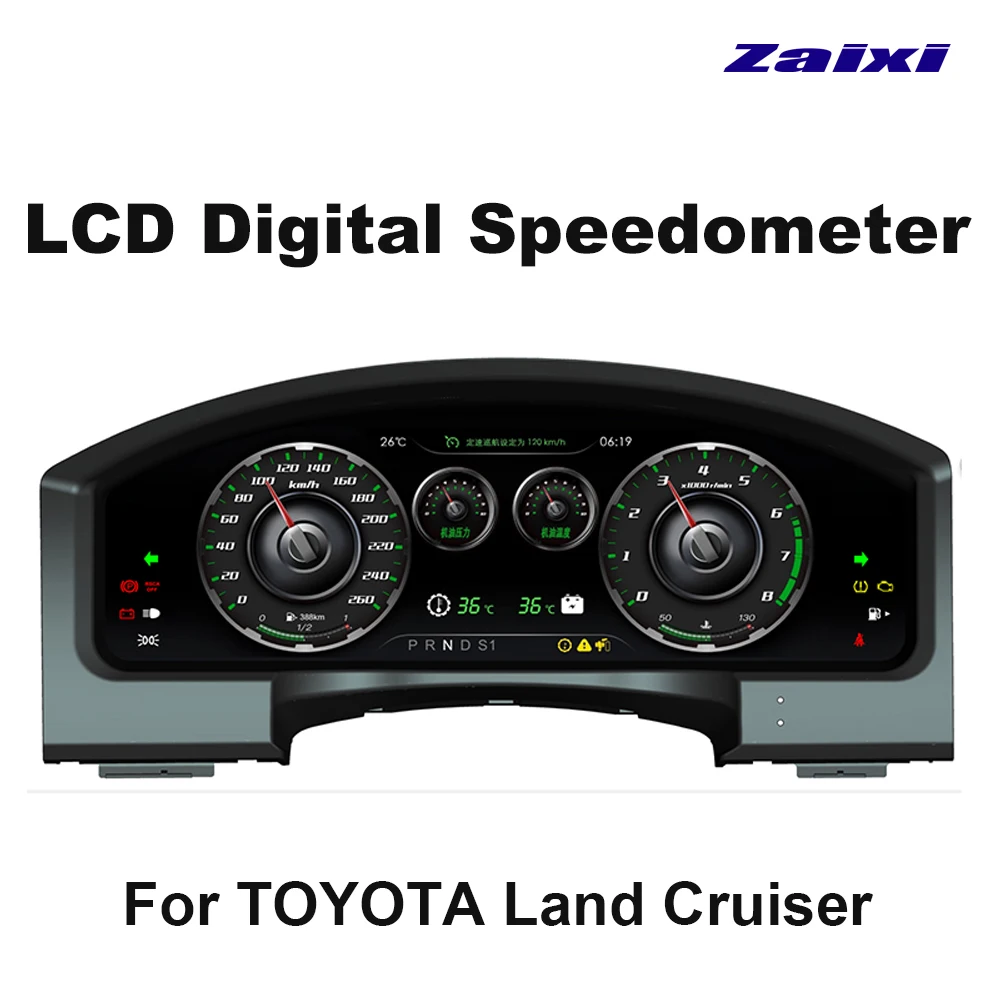 For-TOYOTA-LAND-CRUISER-2007-2019-Digital-Speedometer-Instrument-Panel ...