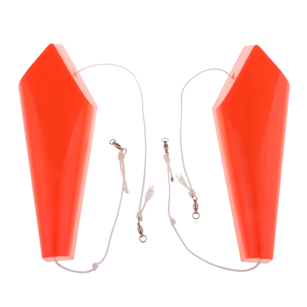 2pcs-Trolling-Board-Splashing-Float-Side-Planer-Fishing-Tools-Dive ...