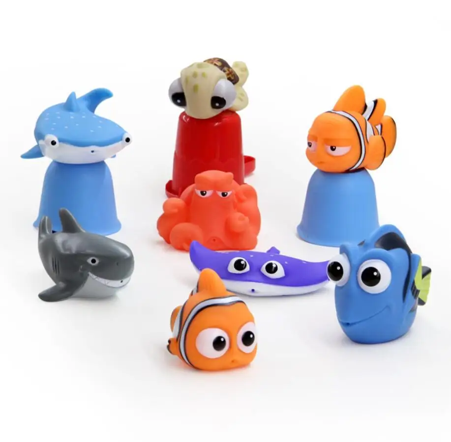 Baby-Bath-Shower-Toys-Finding-Nemo-Dory-Float-Spray-Water-Squeeze-Toys ...