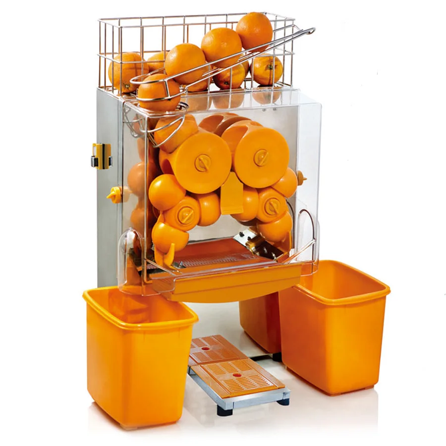 O envio gratuito de aço inoxidável elétrica laranja juicing máquina ...