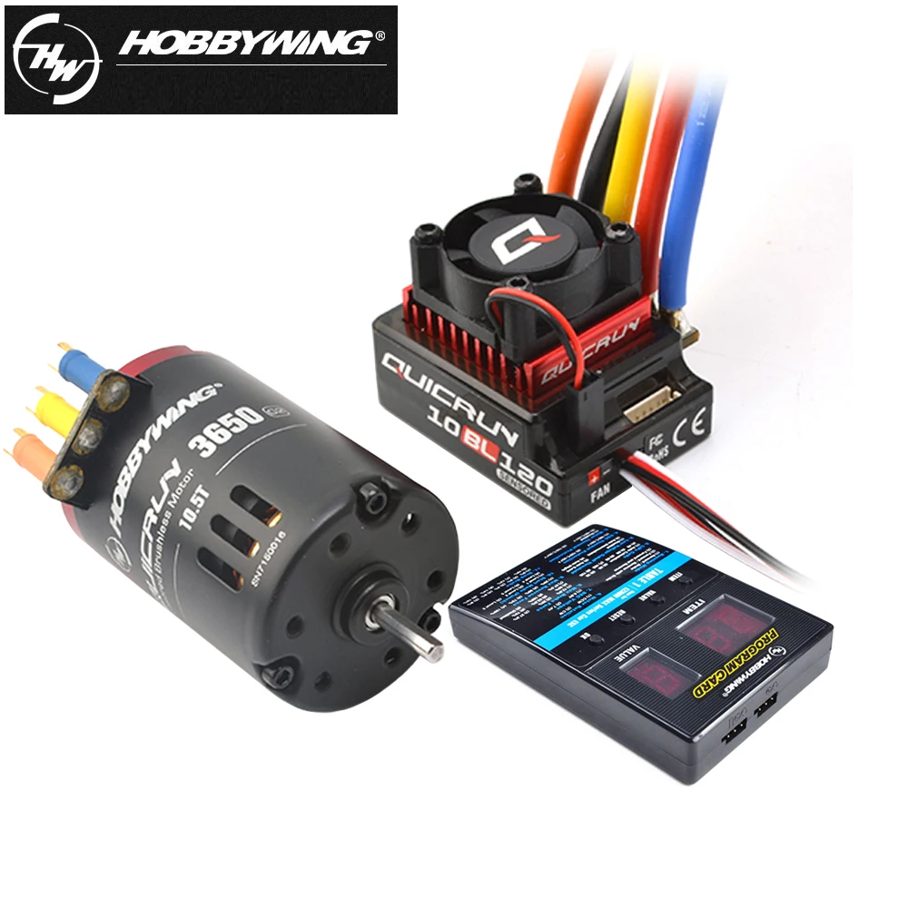 HobbyWing QuicRun 3650 G2 Bürstenlosen Motor 10BL120 120A 2-3S ESC ...